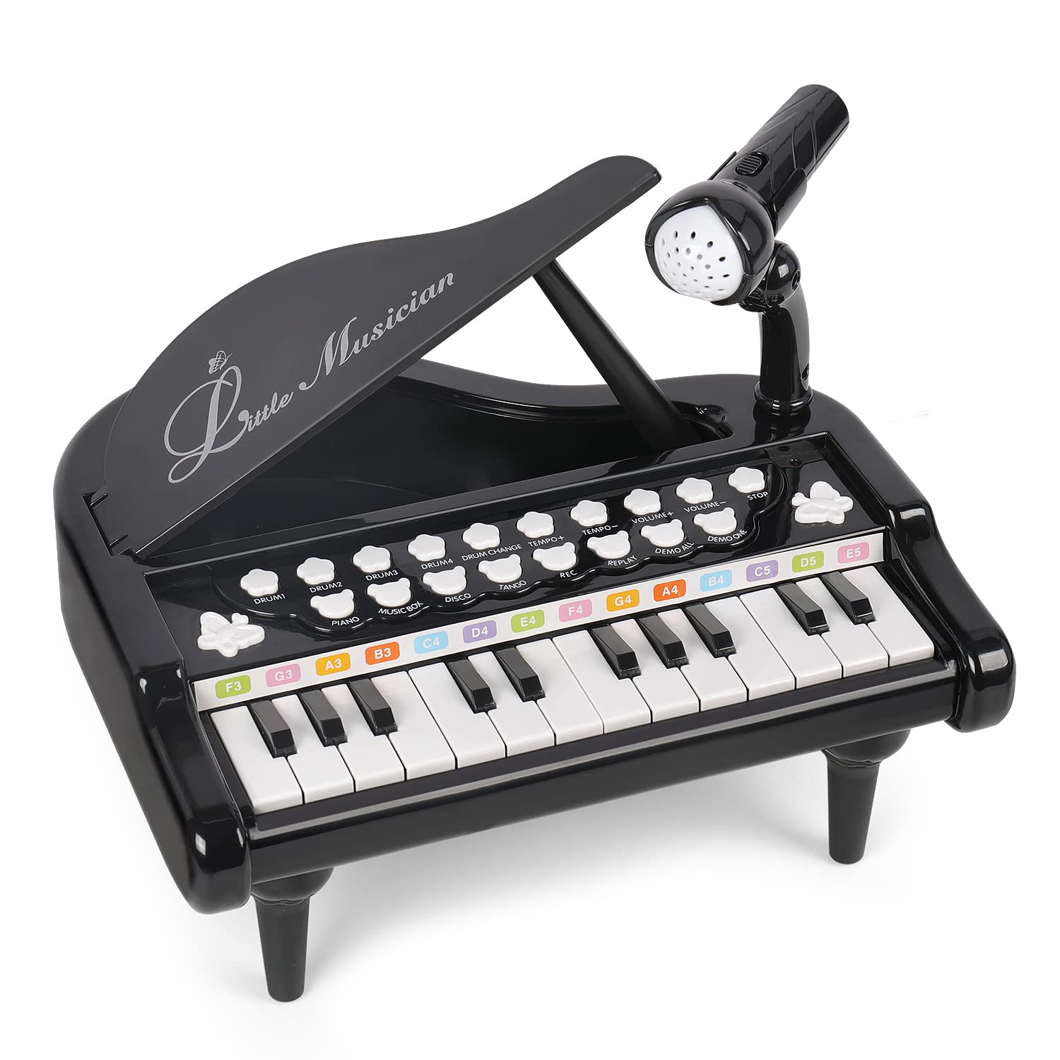 24 Keys Keyboard Kids Toy Piano With Microphone | 737-1– KidsROAR