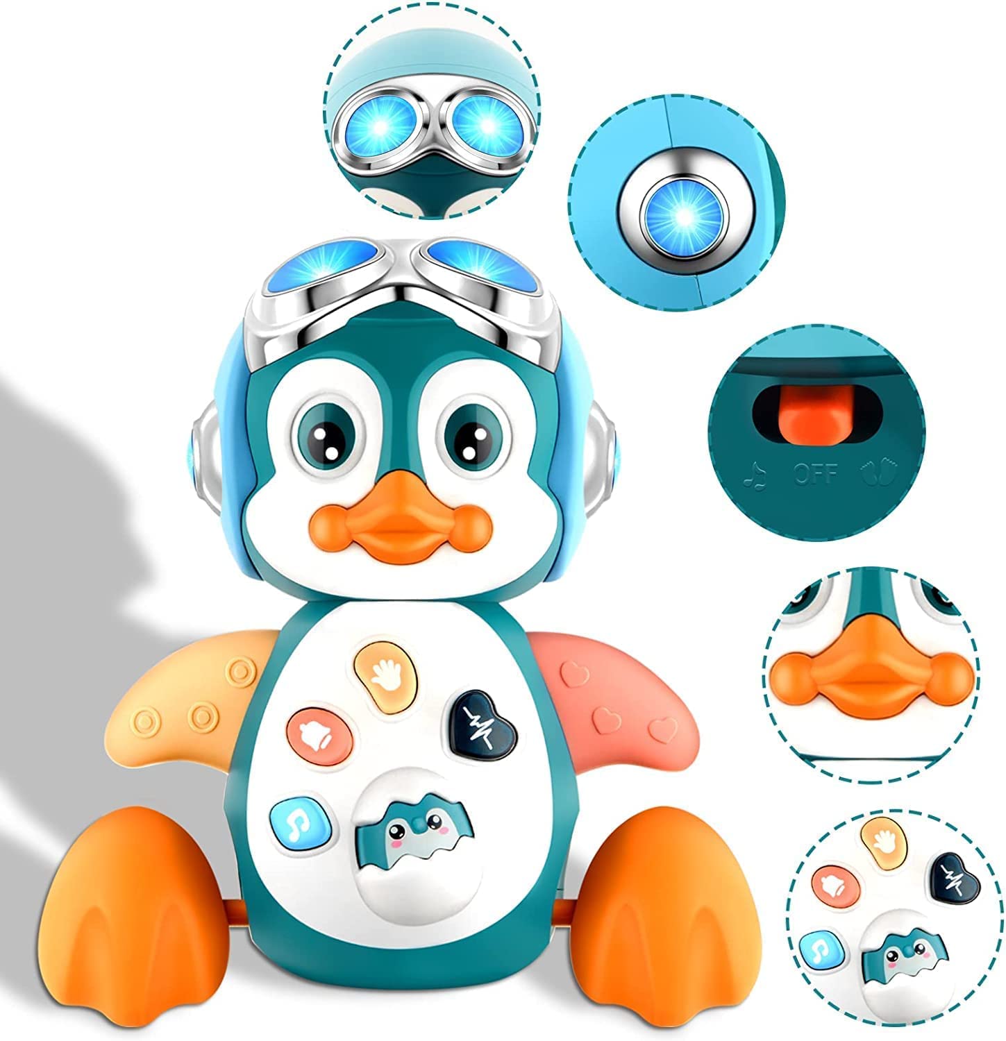 Penguin Waver Toy with Music and Lights | NE8866– KidsROAR