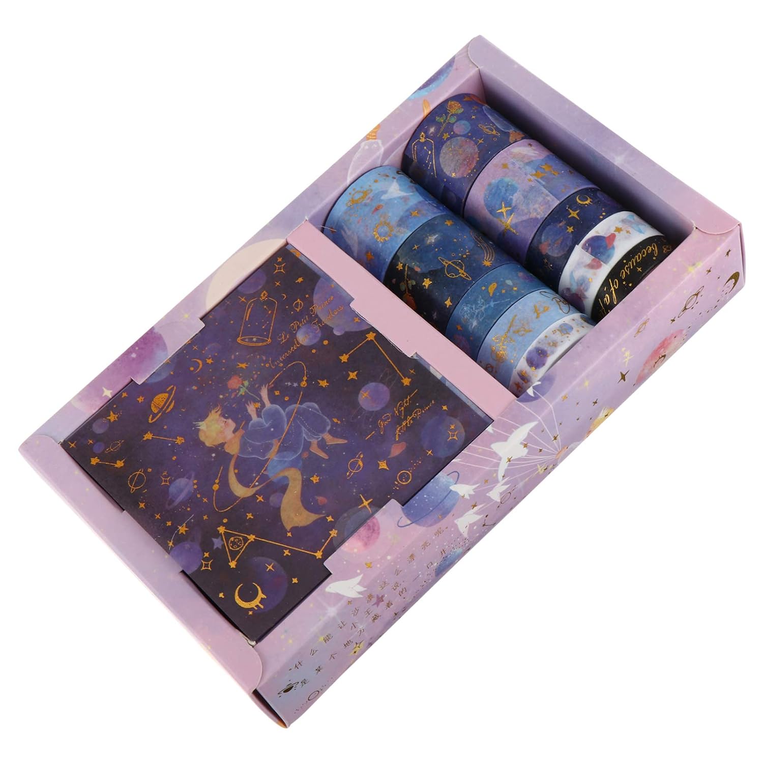 Washi Masking Tape Sticker Set 10 Rolls Tapes 10 Sheets Stickers | KQ ...