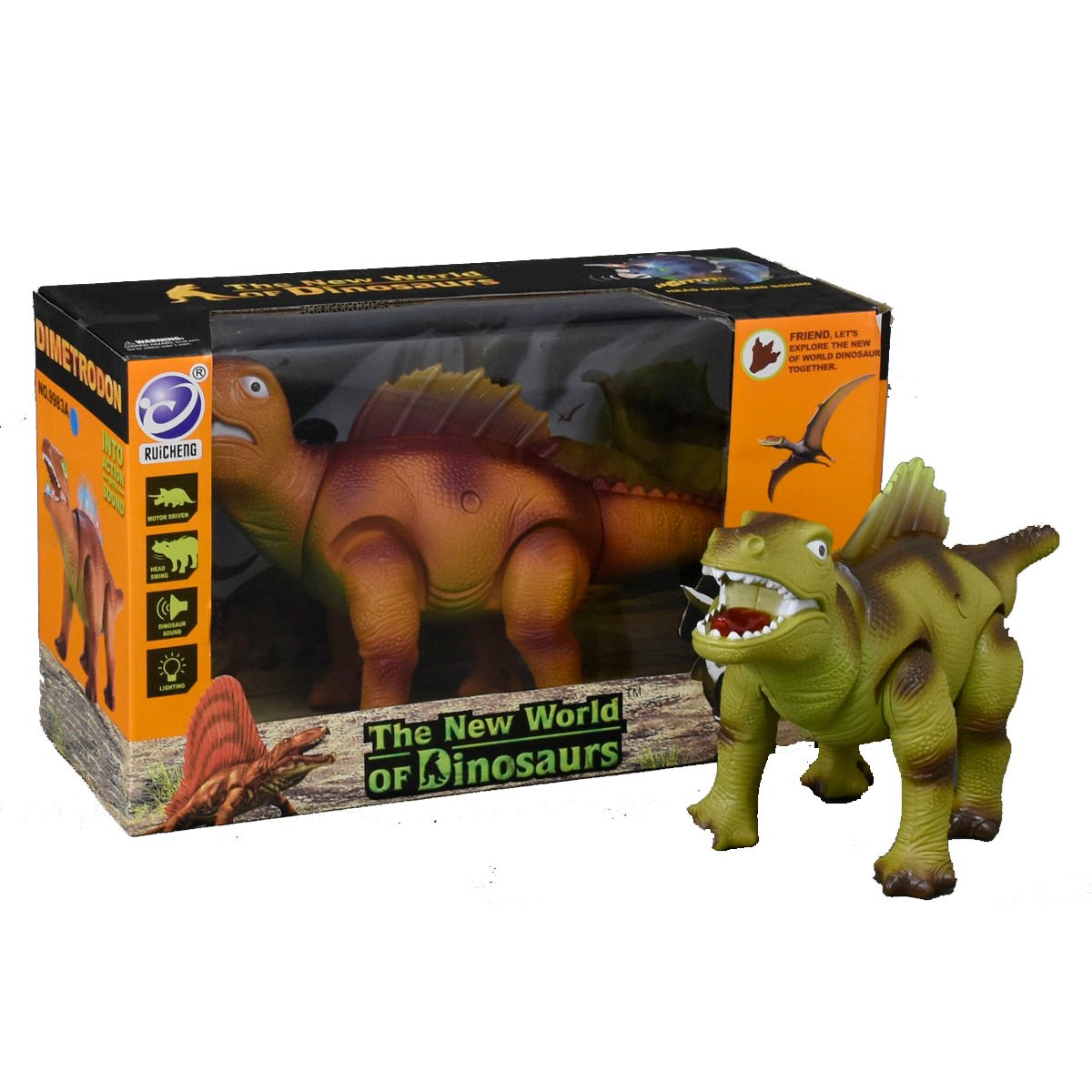 Remote Control Stone Age Dinosaur - Walking & Roaring | 9982 | DESIGN ...