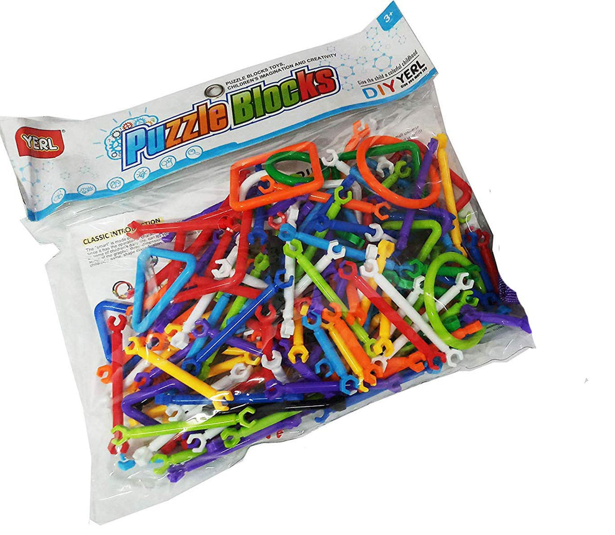 3D Model Structures with Numerous Geometry Plug Puzzle Building Blocks ...