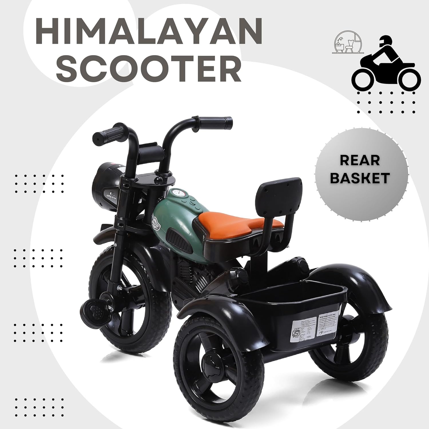 Himalayan Stylish Sports Bike Pedal Tricycle | FT-540– KidsROAR