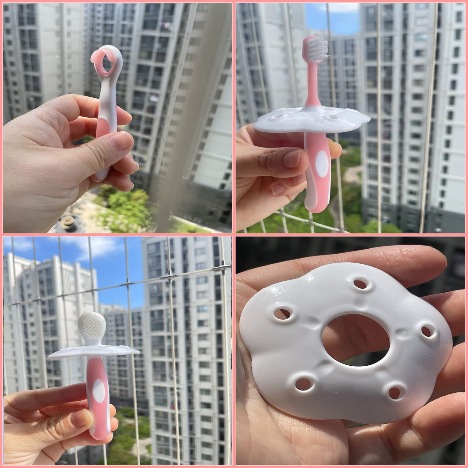 Baby Tongue Cleaner Newborn+Soft Bristle Toothbrush+Training Tooth Bru ...