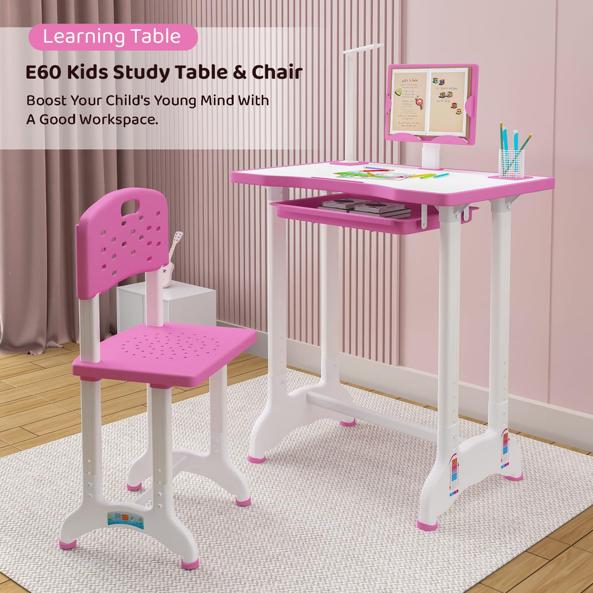 Smart Kids Study Table (with LED LAMP) | K01– KidsROAR
