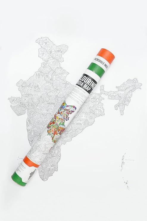 COLOURING INDIA MAP | UP11069– KidsROAR