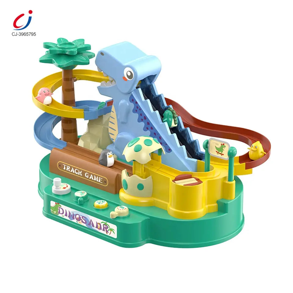 dinosaur adventure game racing slot toy | 551A/528 | DINO TRACK– KidsROAR