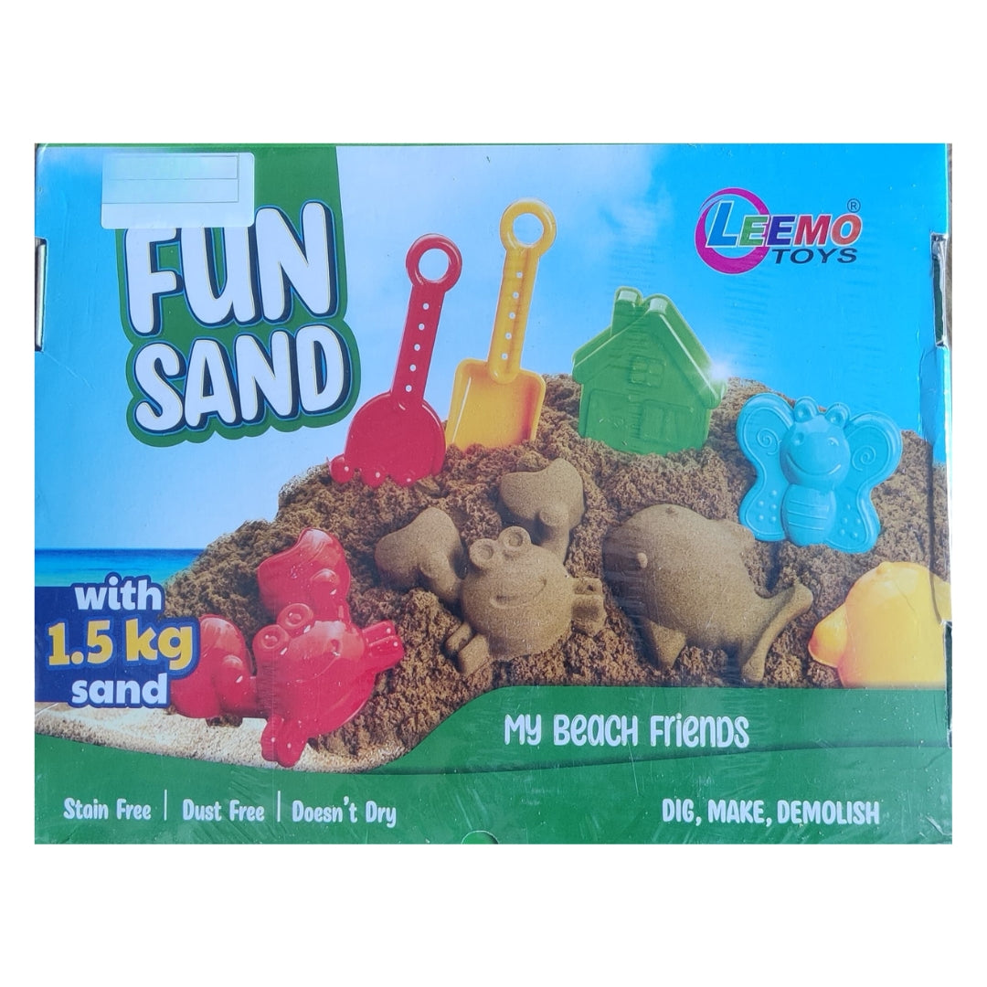Smooth Sand(1.5 KG) & Magic Sand Castle, Smooth,Durable and Non Sticky ...