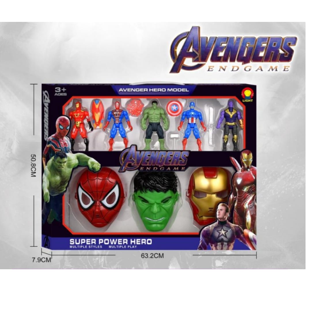Big Size Avengers Superhero Mask & Figures | NEYF899– KidsROAR