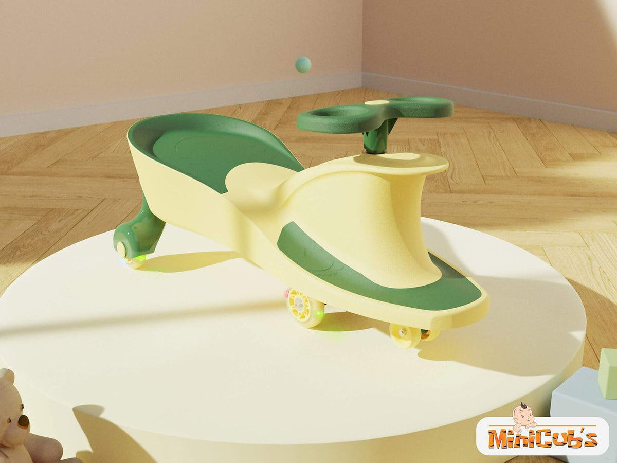 Swing Car - Kids' Ride-On Toy with Swivel Wheels | ORBITOR– KidsROAR