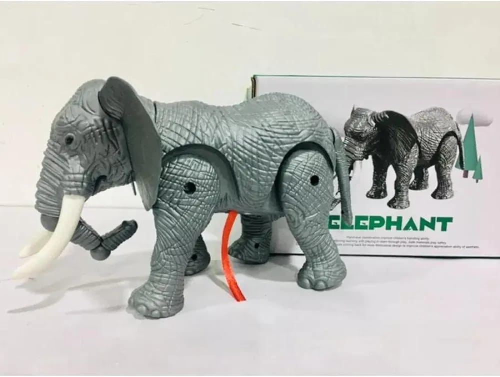 Battery Operated Walking Elephant Toy | X222-21– KidsROAR