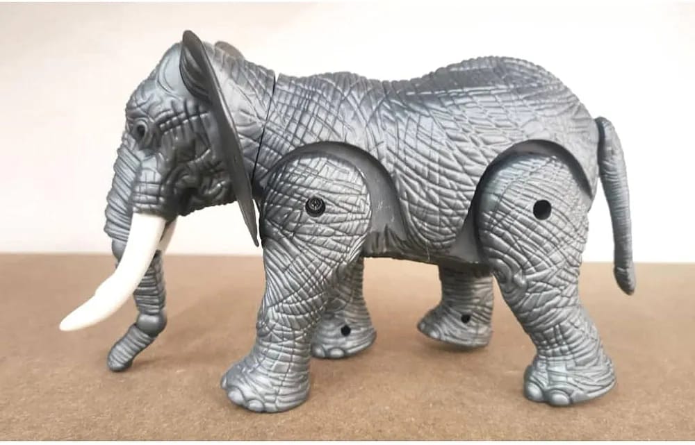 Battery Operated Walking Elephant Toy | X222-21– KidsROAR