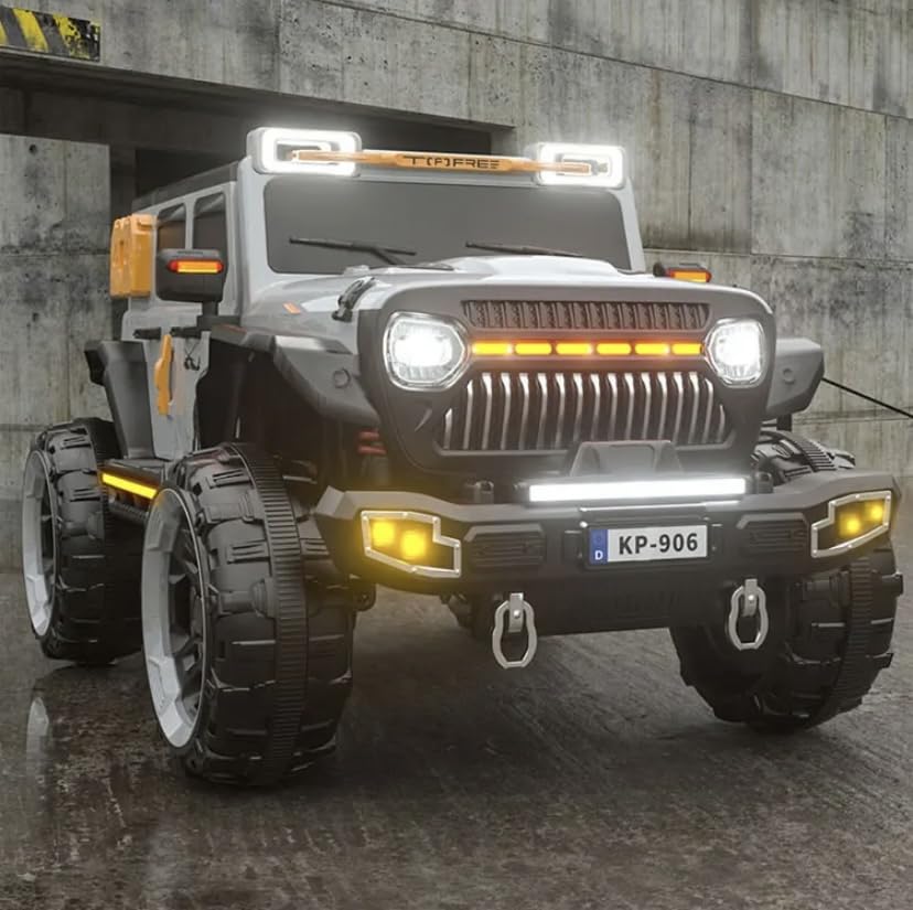 Conquer Trails: KP-906 Kids Electric Hummer Jeep with 4x4 Wheel Drive ...