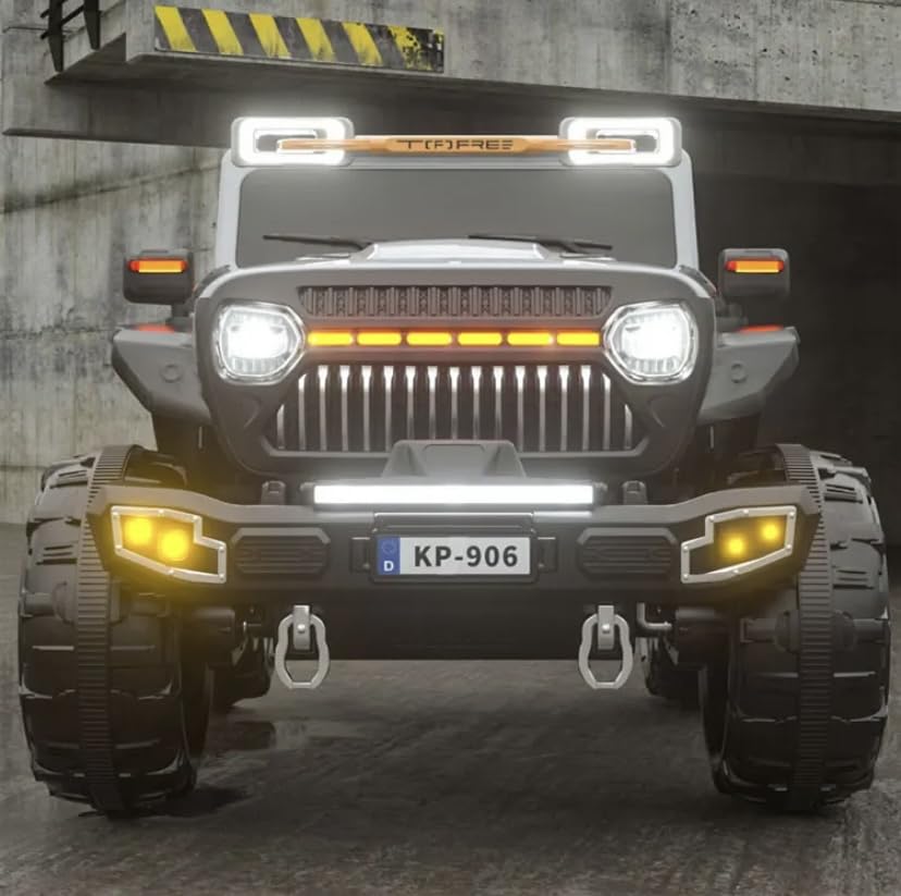 Conquer Trails: KP-906 Kids Electric Hummer Jeep with 4x4 Wheel Drive ...