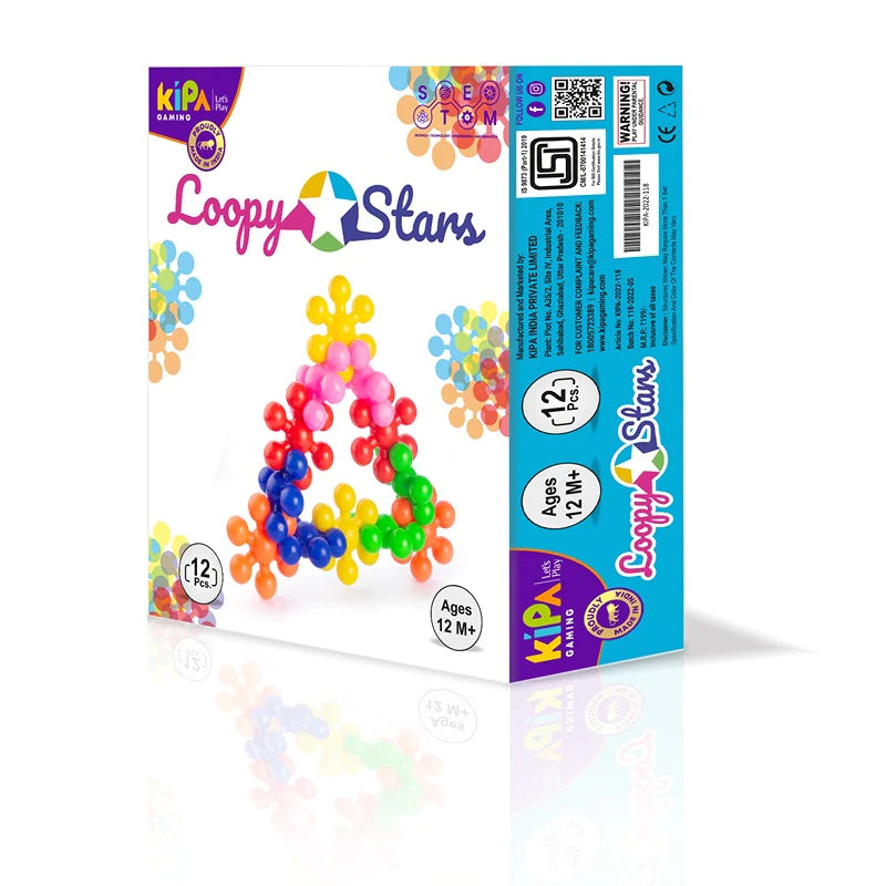 Loopy Stars (1 to 3 years) | INT459 LOOPY STAR 12P– KidsROAR