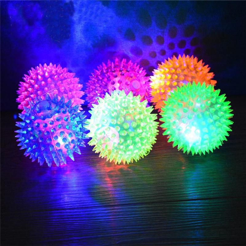 Kids Fashion Soft Rubber Bouncy Ball || Toy LED Flashing Light Ball ...