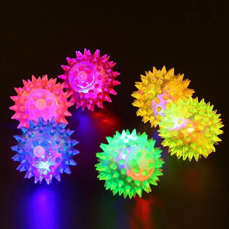 Kids Fashion Soft Rubber Bouncy Ball || Toy LED Flashing Light Ball ...