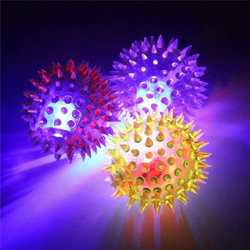 Kids Fashion Soft Rubber Bouncy Ball || Toy LED Flashing Light Ball ...