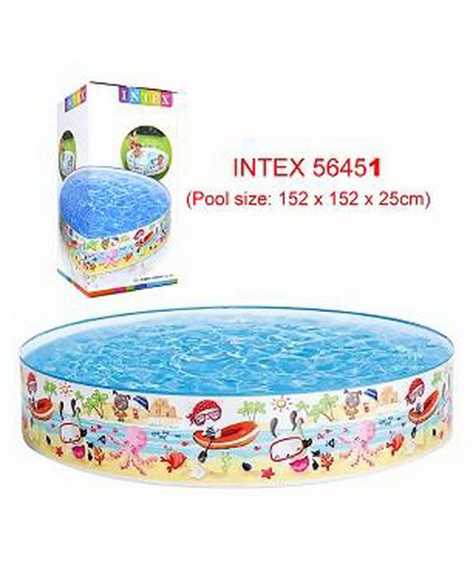 Snap Set Paddling Water Pool - Multicolour | LO451 INTEX TUB– KidsROAR