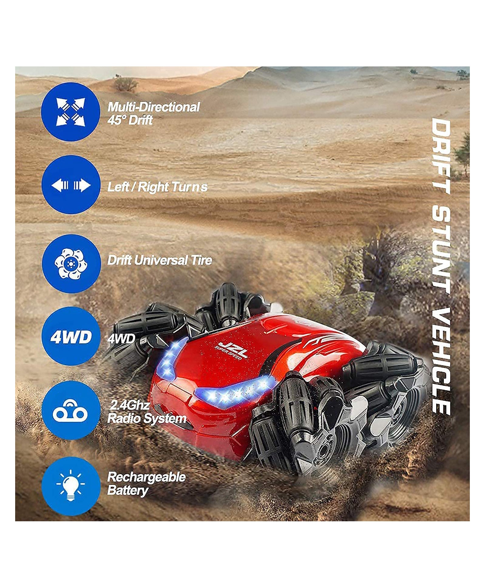 Kids Remote Control Stunt Car || NX405CH R/C DRIFT STUNT CAR– KidsROAR