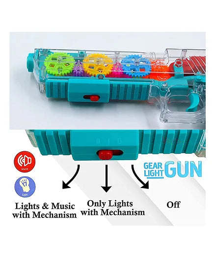 Transparent Glow Gun Toy with Music | LOQ-1GU CONCEPT GEAR GUN– KidsROAR