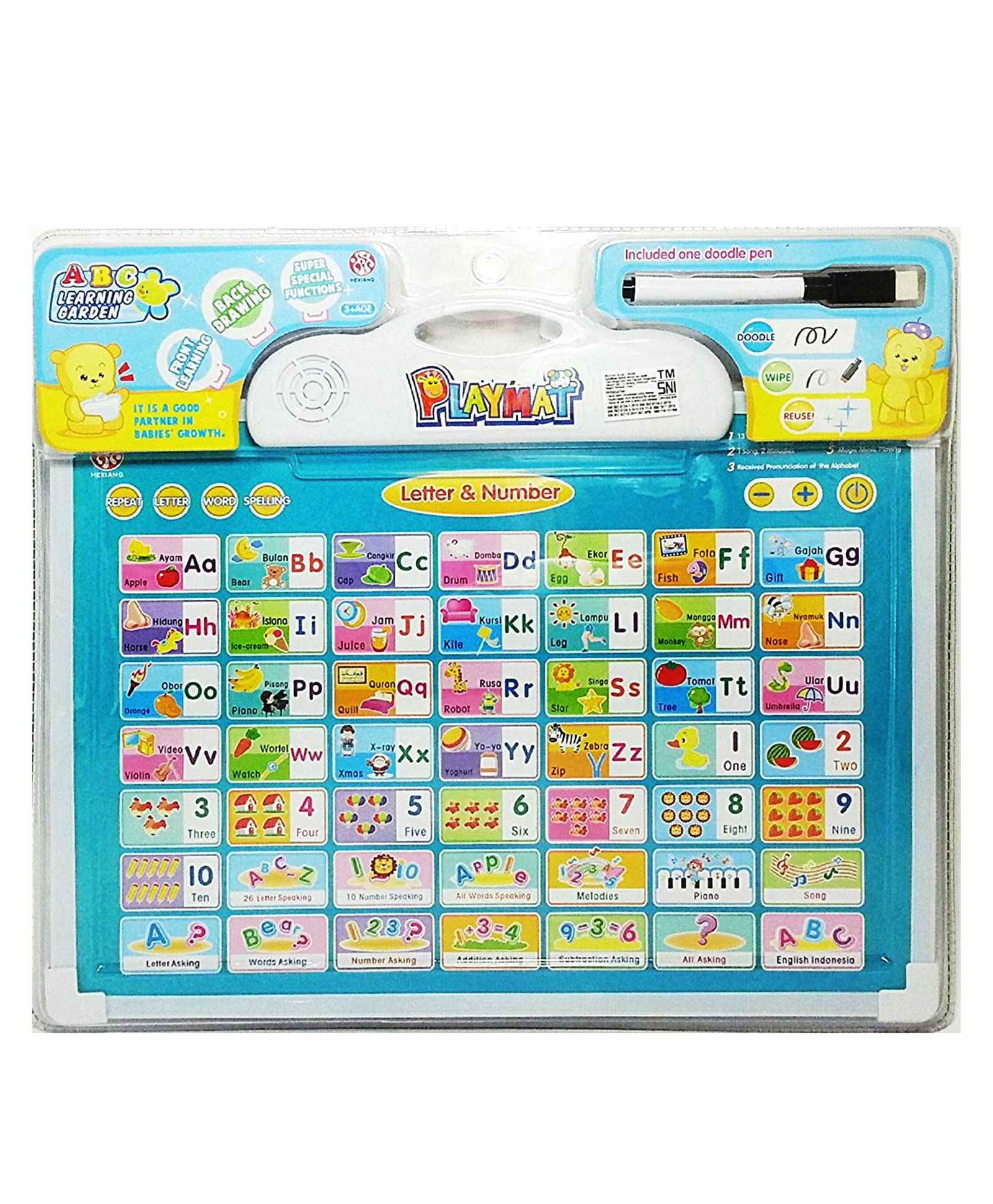 Musical Learning Board | LOHX1603A 2IN1 ALPHA BOARD– KidsROAR