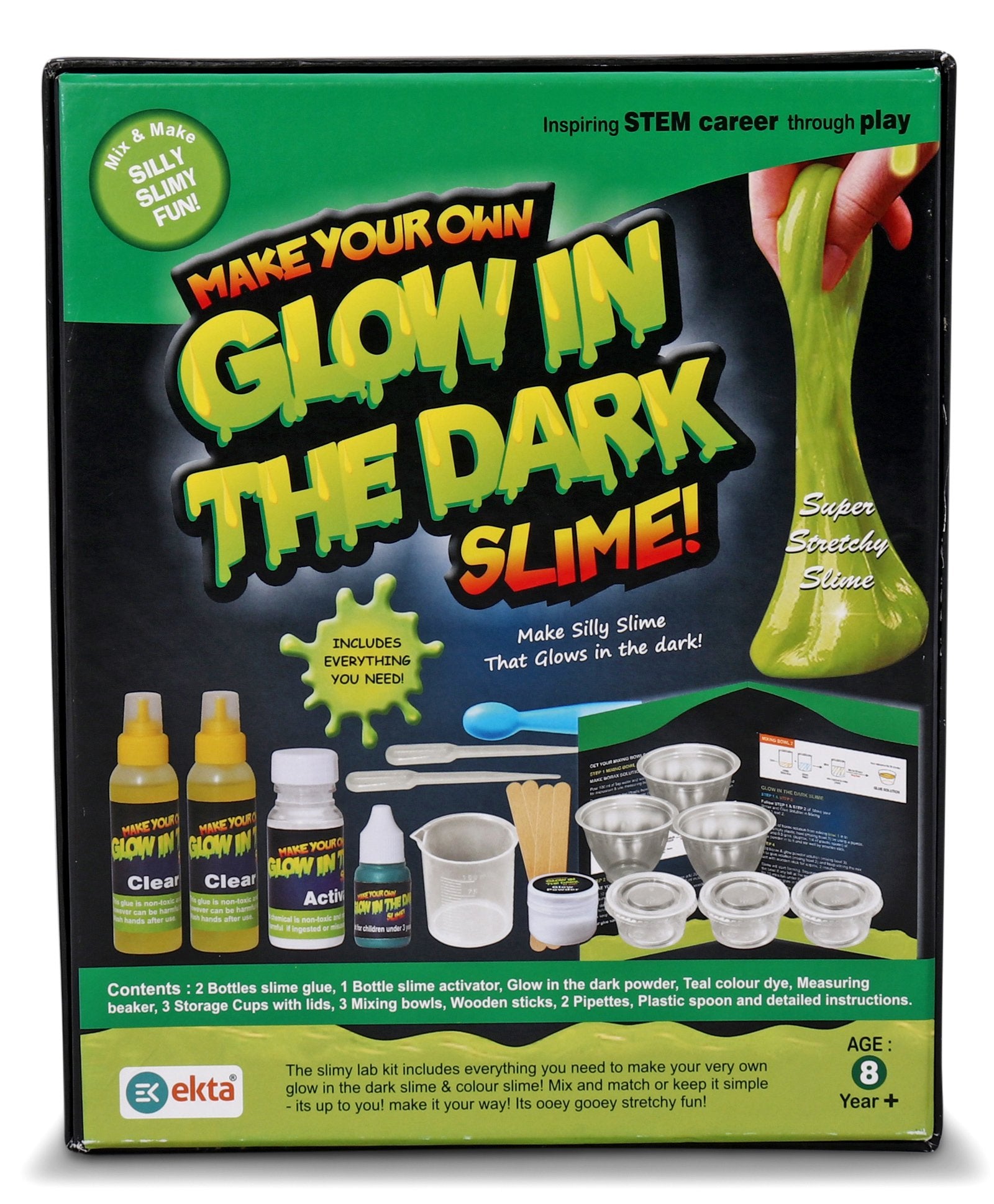 Glow In Dark Slime Making Kit - Multicolor | INT052 GLOW IN THE DARK S ...