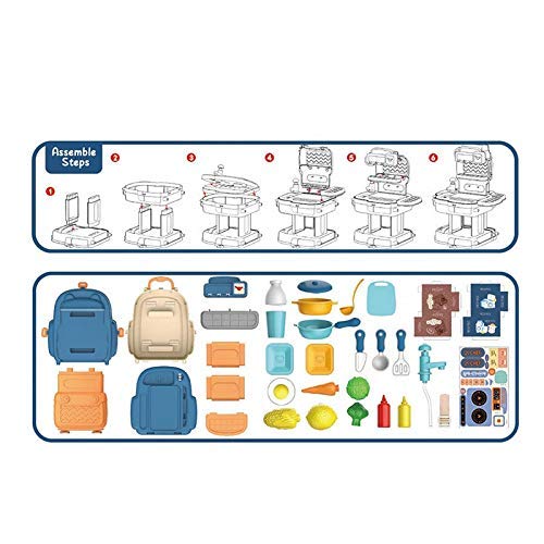 Kitchen Set for Kids Girls Big Cooking Set Light Sound Toys | 8787P KI ...