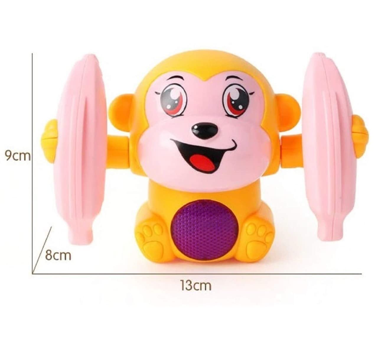 360 Degree Rotation Dancing and Spinning MONKEY | KIDSROAR BANANA MONK ...