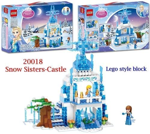 Happy Princess Dreamworlds Magic Snow Castle || LO20037Q 200 PCS BLOCK ...
