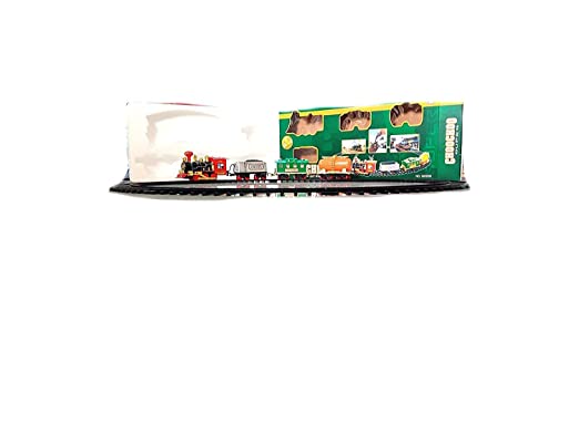 Choo Choo Train Operated Super Toy with Track Set Emits Real Smoke Lig ...