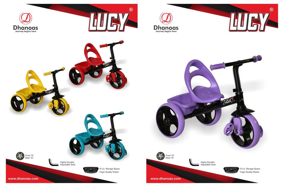 Baby Cycle For Kids | Age 2-5 Years | Lucy Tricycle– KidsROAR