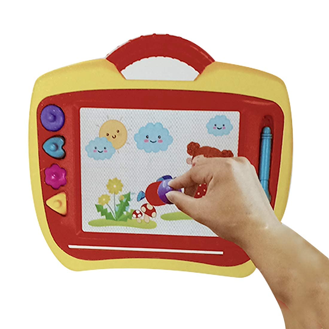 Magnetic Drawing Erasable Doodle Board Helps Your Kids Write & Sketch ...
