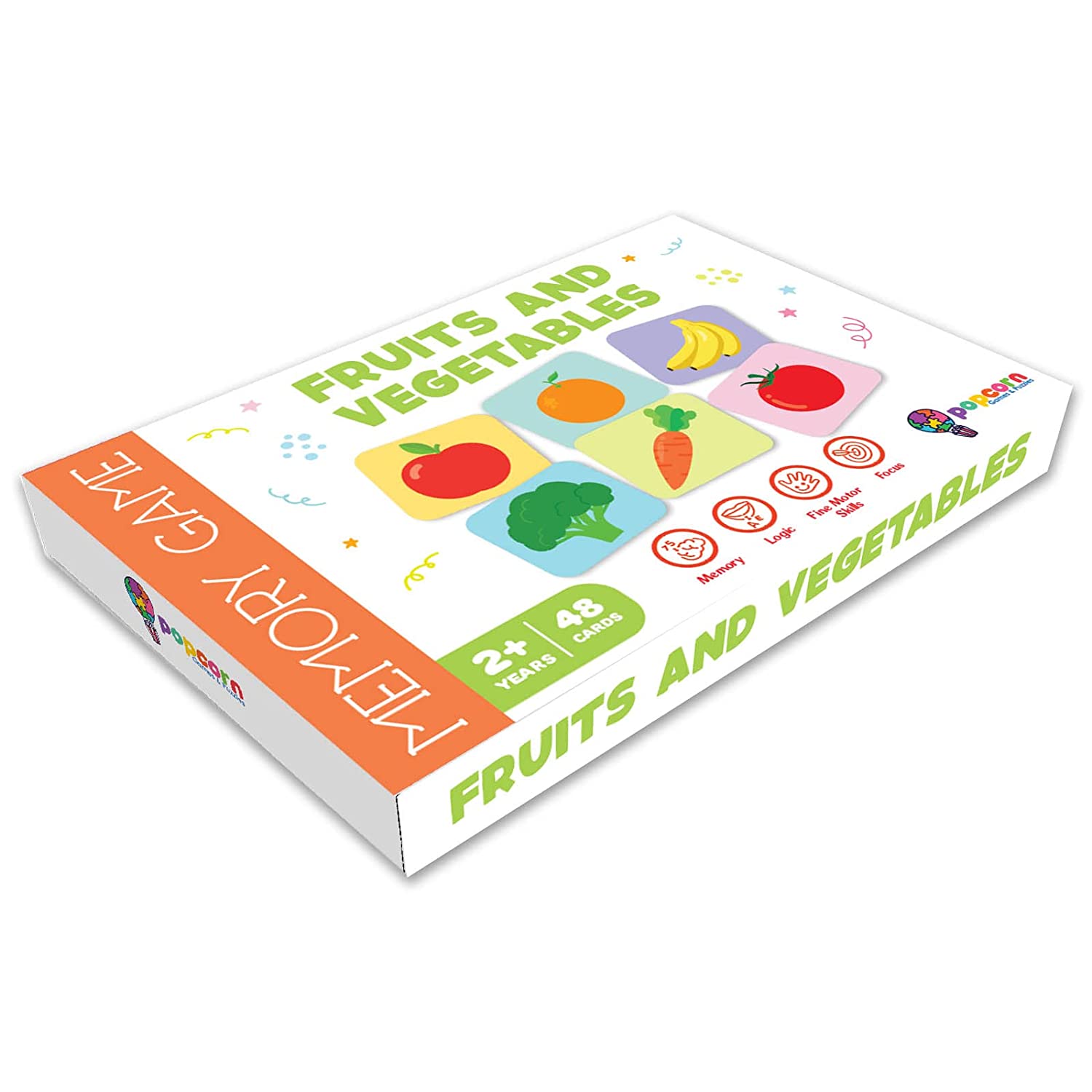 Memory Game - Fruits and Vegetables - Board Matching Games - Memory Ma ...