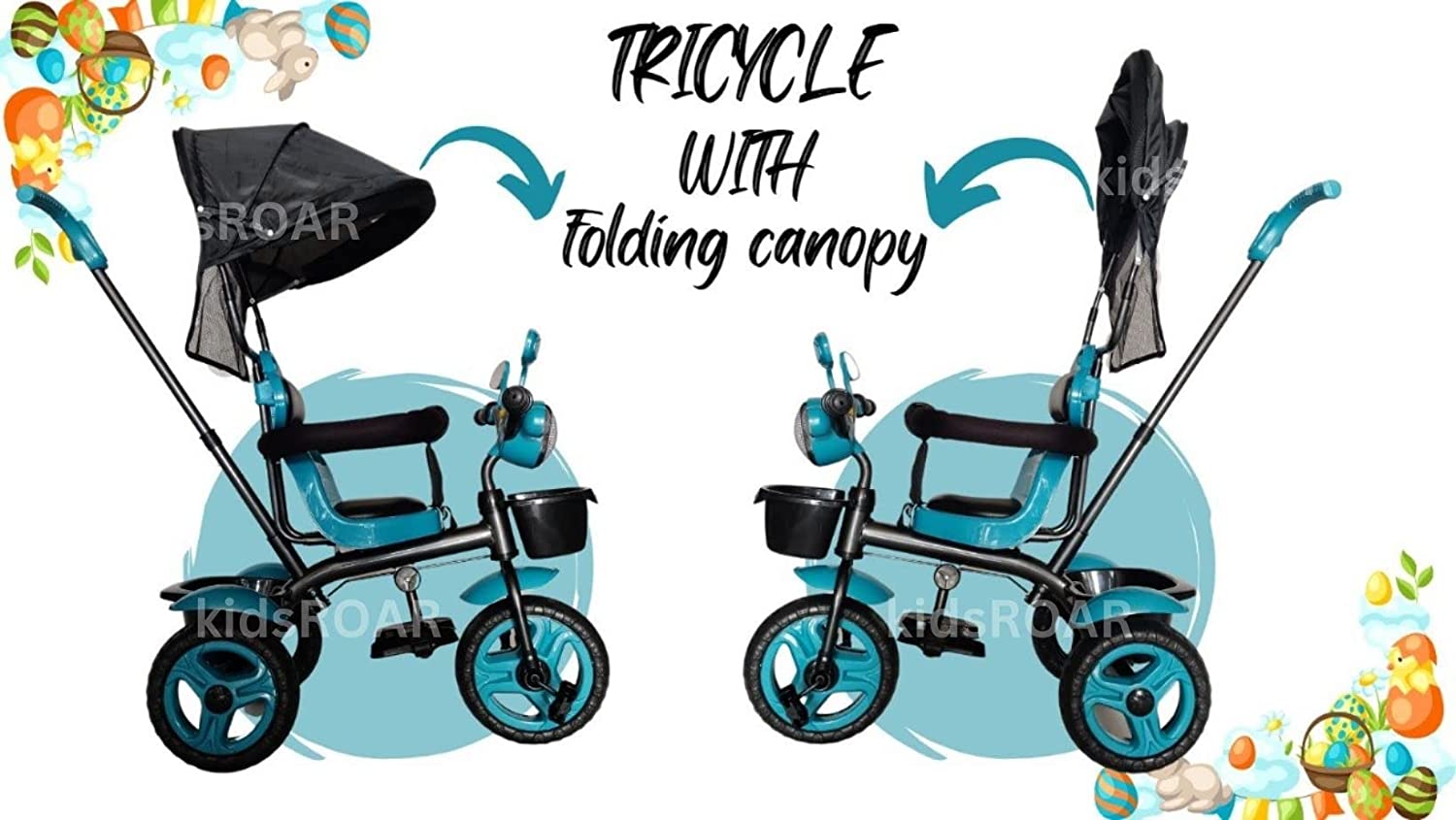 Baby Cycle For Kids | Age 1-5 Years | 5004 Tricycle– KidsROAR