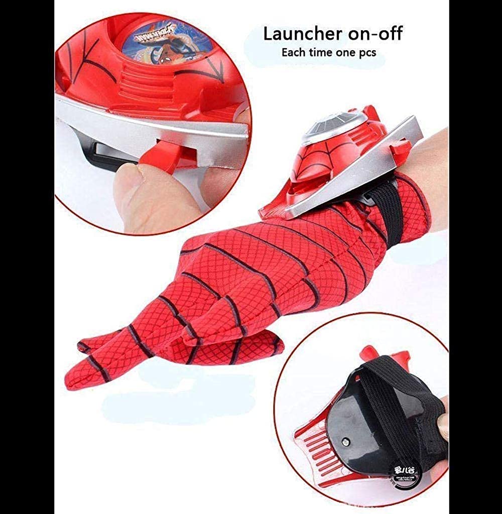 Superhero SPI-DER Hand Gloves Disk Launcher Shooter Toys | LOYK59991-1 ...