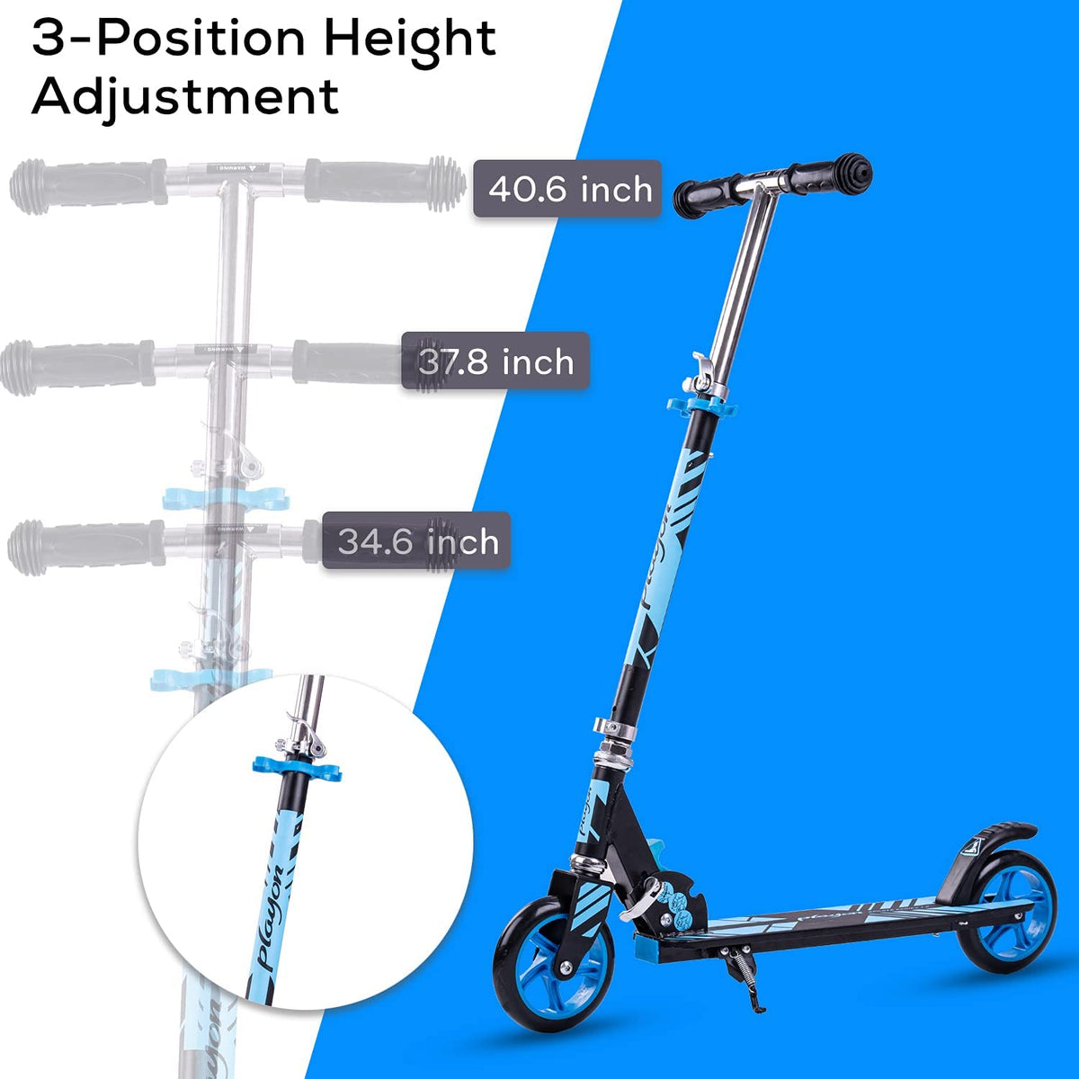 Kick Skate Scooter For Kids With 8 inch Wheels | 100kg Capacity | XLM ...