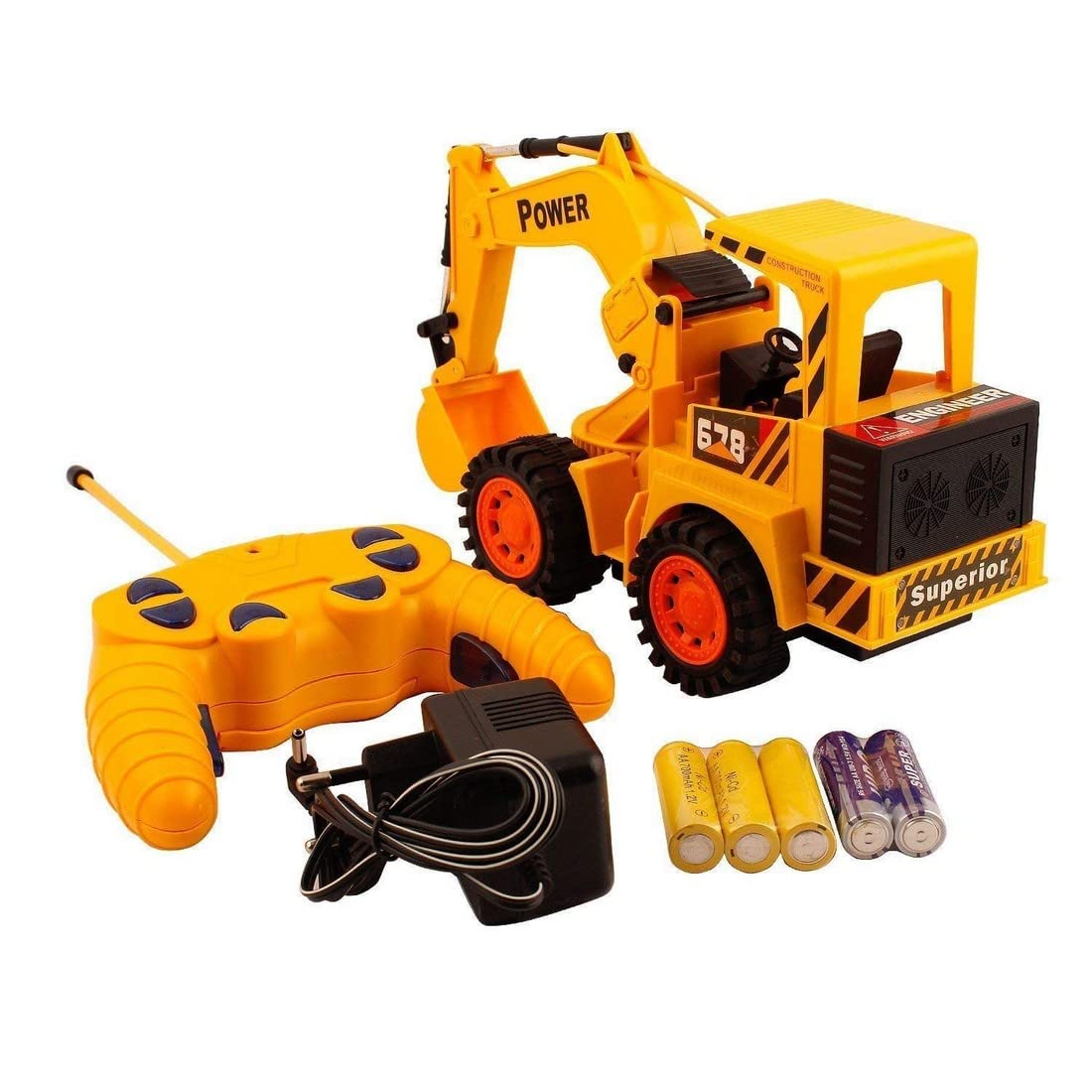 JCB Truck Toy Remote Control Truck Crane Excavator Crawler JCB Plastic ...