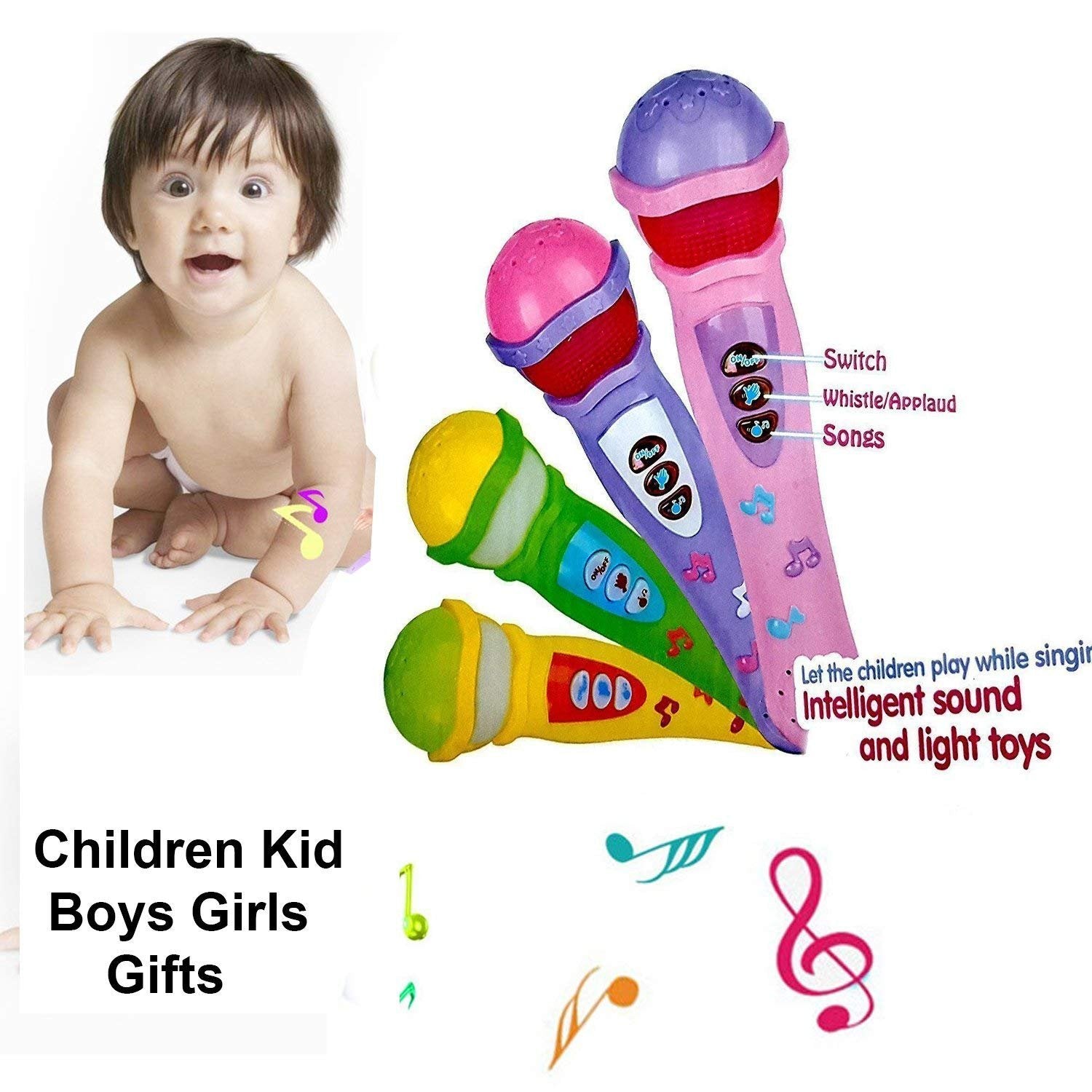 Musical Microphone Singing Mic Toy | LO262-9MI ( ASSORTED COLOURS ...
