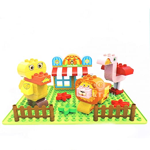 Animal Blocks 68 PCS || LW-9915 BLOCK PLAY SET– KidsROAR