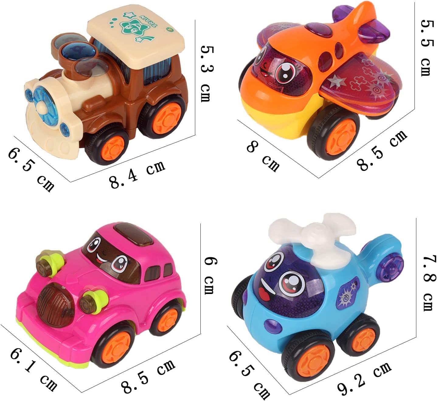 Unbreakable Friction Powered Toy Set of Car | FRICTION CAR 168-13A - p ...