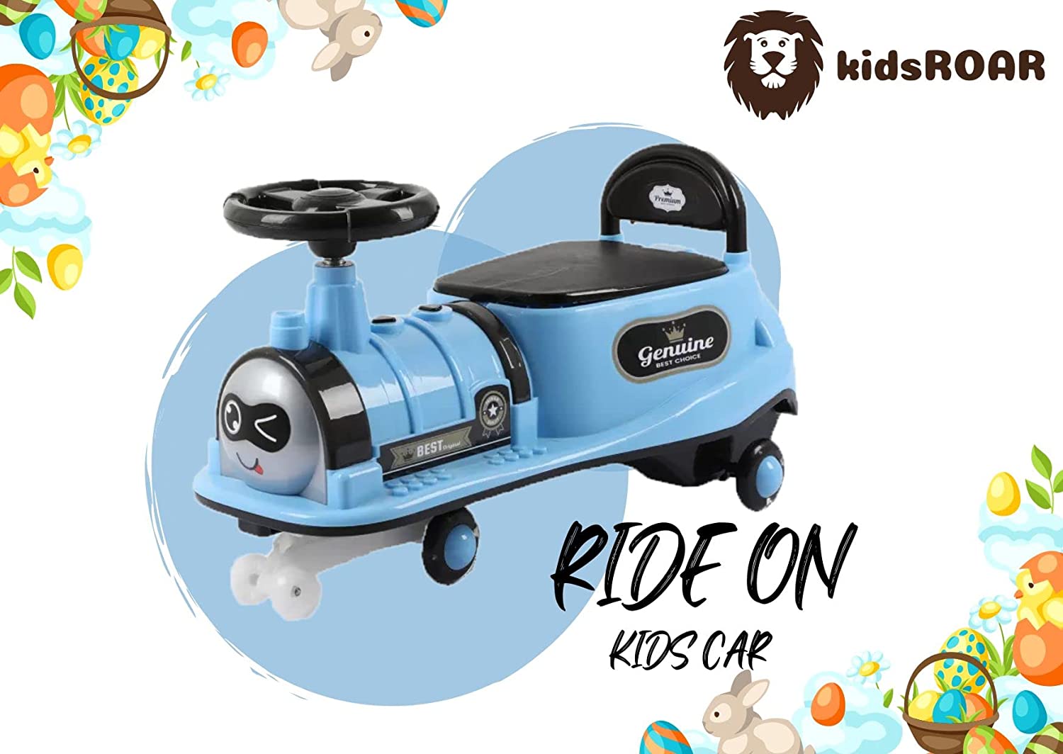 Train Swing Car For Kids | 8188 Imported Twister Car | With Light And ...