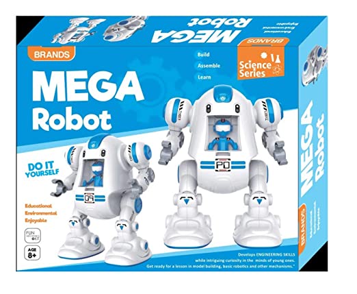 Assemble Mega Robot Kit Play Set (Build, Assemble, Learn) | INT134 MEG ...