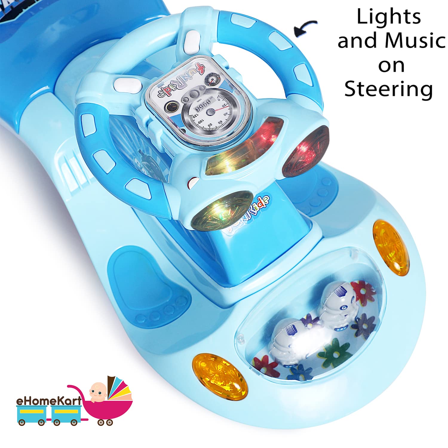 Galaxy Swing Car For Kids | With Light And Music– KidsROAR