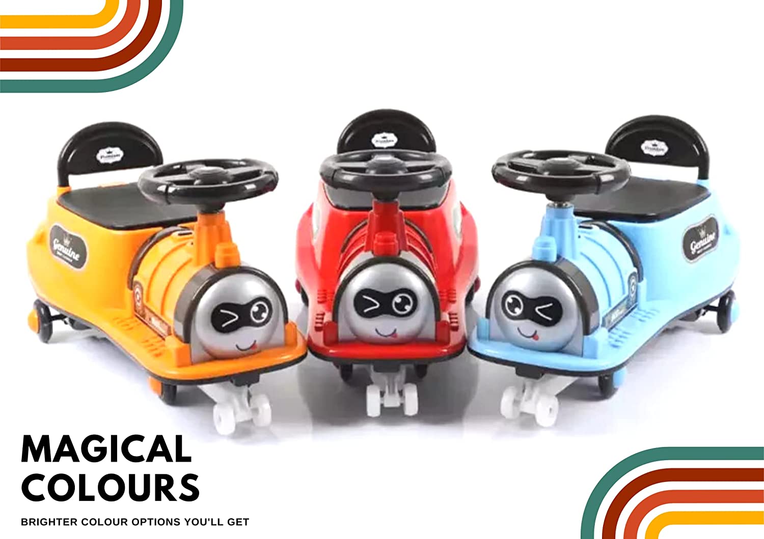 Train Swing Car For Kids | 8188 Imported Twister Car | With Light And ...