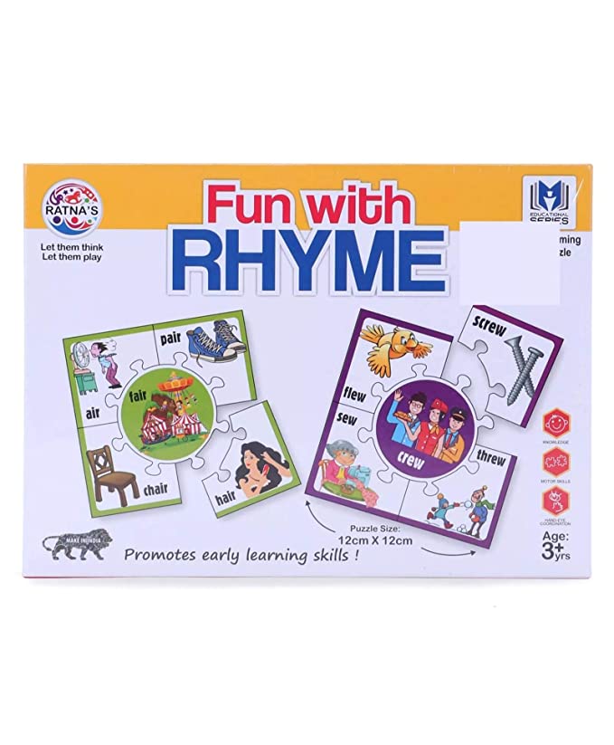 Educational Fun with Rhyme Jigsaw for Kids || RH001 RHYME FUN– KidsROAR