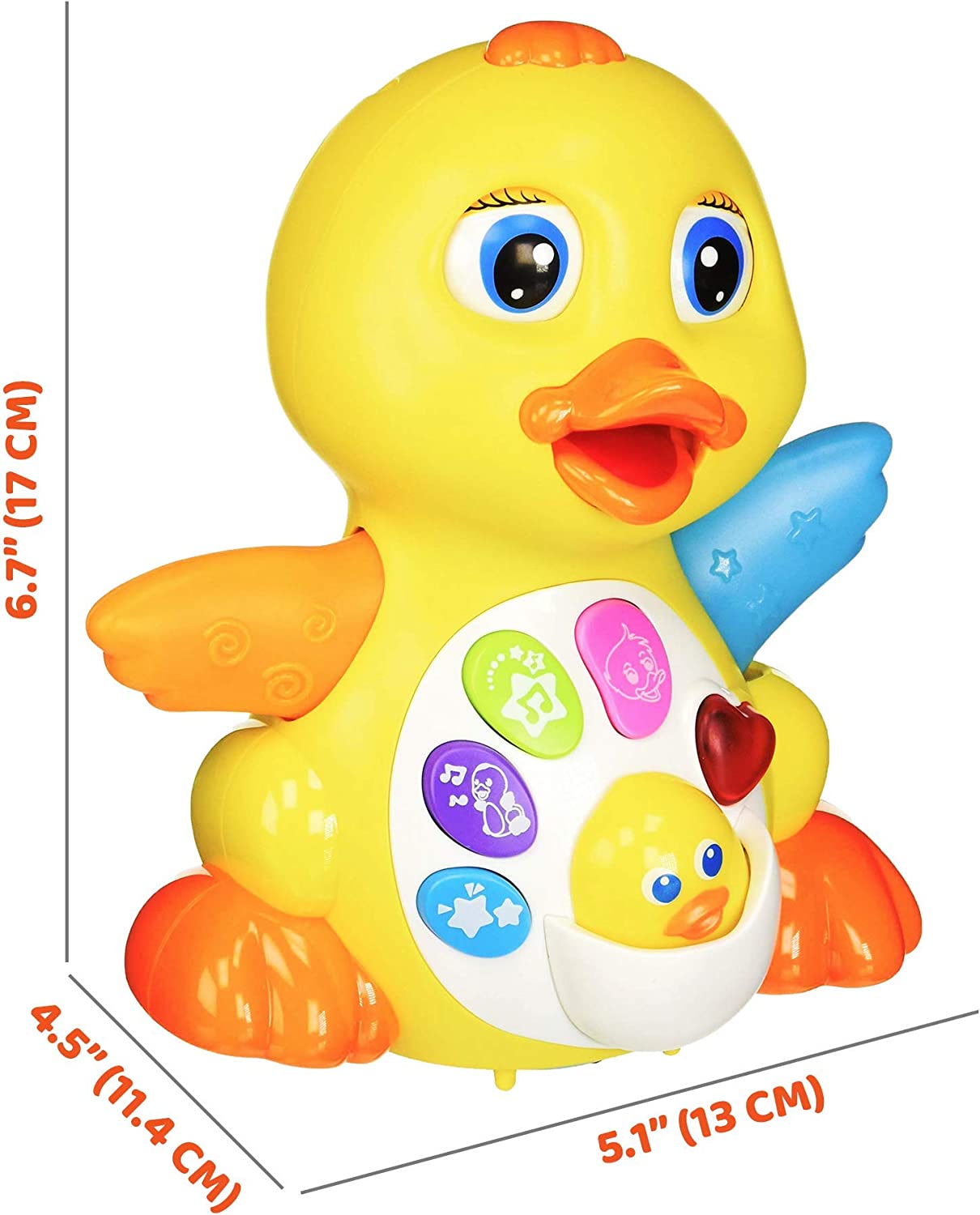 Musical Cute Dancing Duck Toy with LED Lighting | 808 EDUCATIONAL– KidsROAR