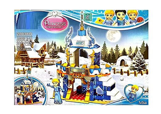 Happy Princess Dreamworlds Magic Snow Castle || LO20037Q 200 PCS BLOCK ...