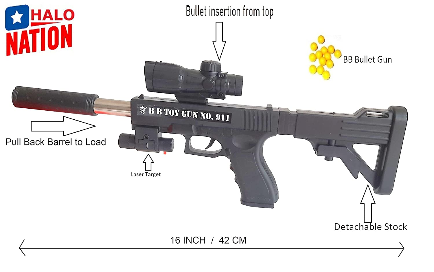 Airsoft BB Bullets Gun Toy - 2in1 BB Bullet & Water Bullet | 911– KidsROAR