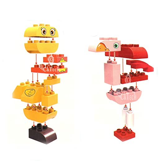 Animal Blocks 68 PCS || LW-9915 BLOCK PLAY SET– KidsROAR