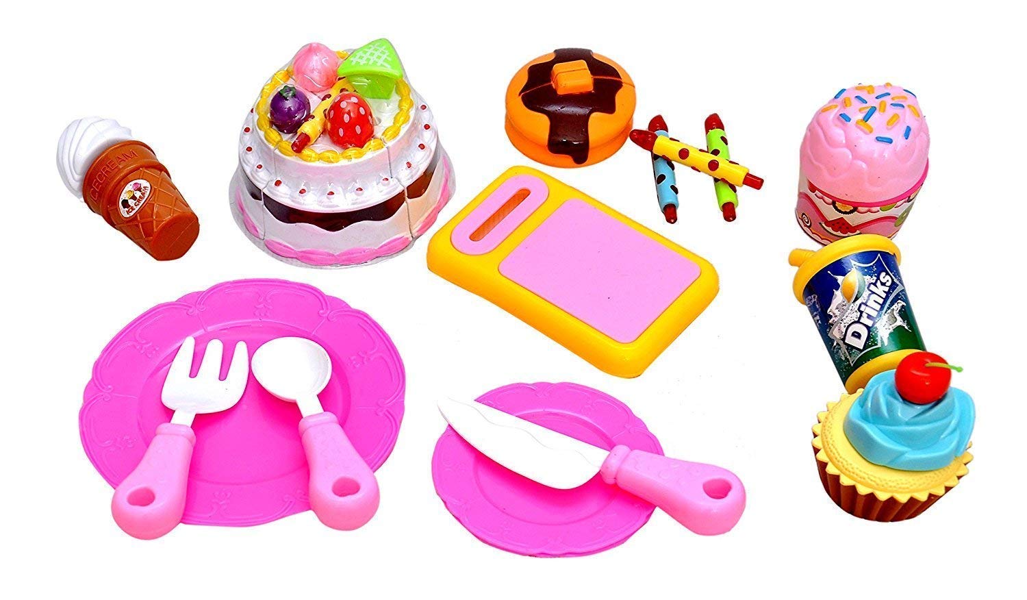 Realistic Sliceable Cake Cutting Toy for Kids Pretend Play Toy | HMC30 ...